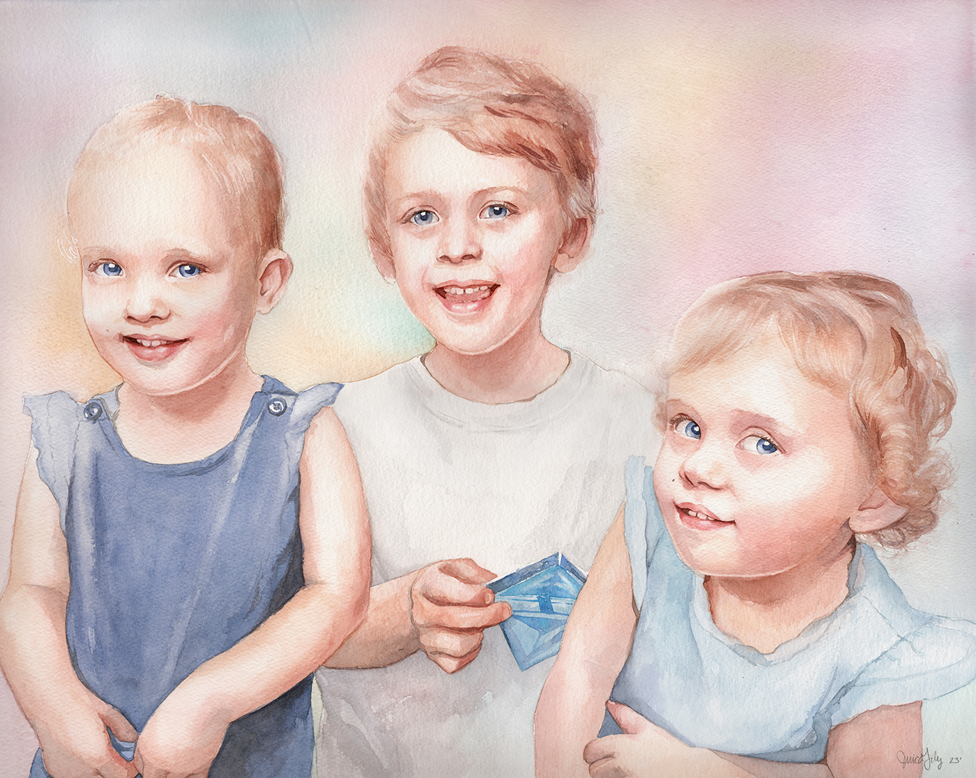 Watercolor Portraits - Jessica Lily