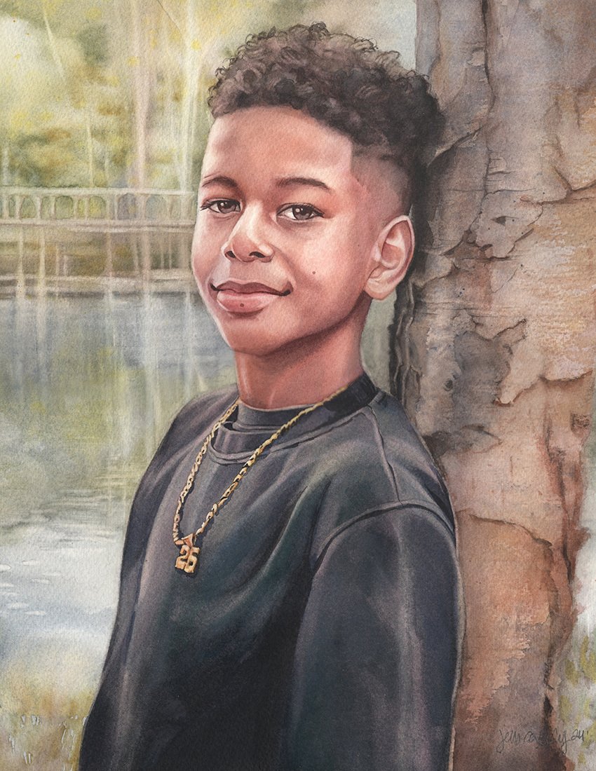 Watercolor Portraits - Jessica Lily